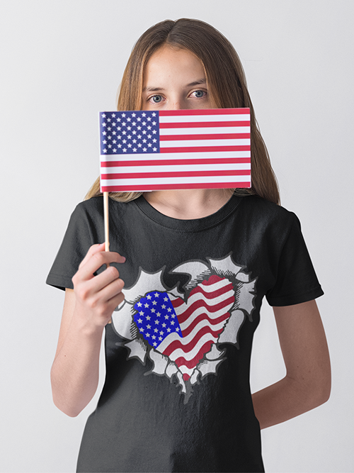 USA Ripped Shirt Heart SVG & PNG – Handmade by Toya