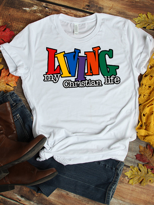 Living My Christian Life SVG & PNG – Handmade by Toya