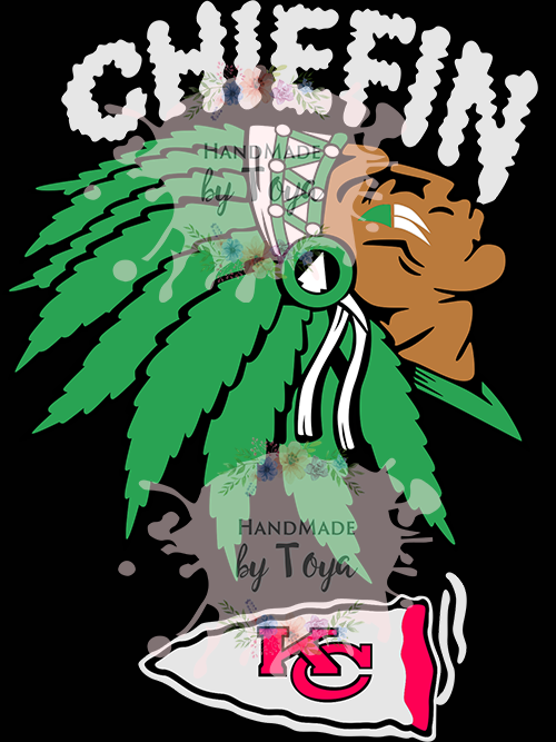 Chiefin Logo NEW ERA "BIG CHIEFIN" CHICAGO BLACKHAWKS FITTED HAT