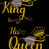 His Queen. Her King SVG & PNG – Handmade by Toya