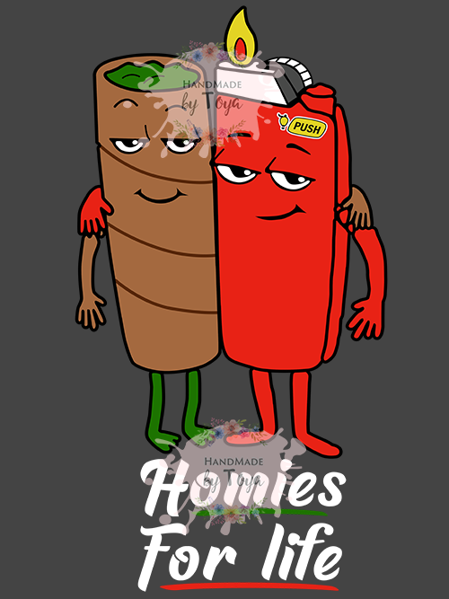 Homies For Life SVG & PNG (INCLUDES MOCKUP) – Handmade by Toya
