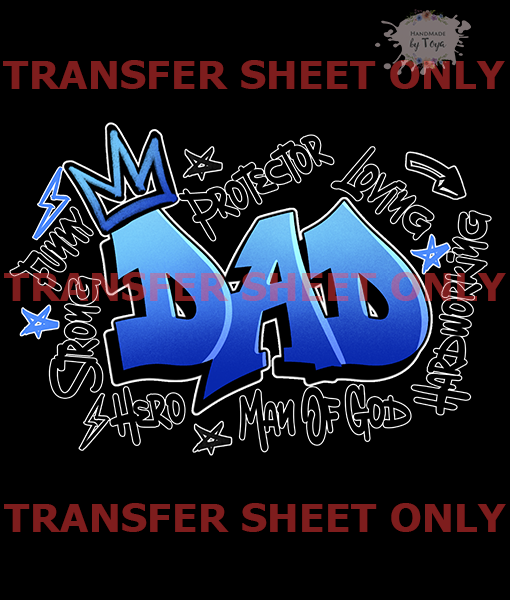 Dad In Graffiti Letters